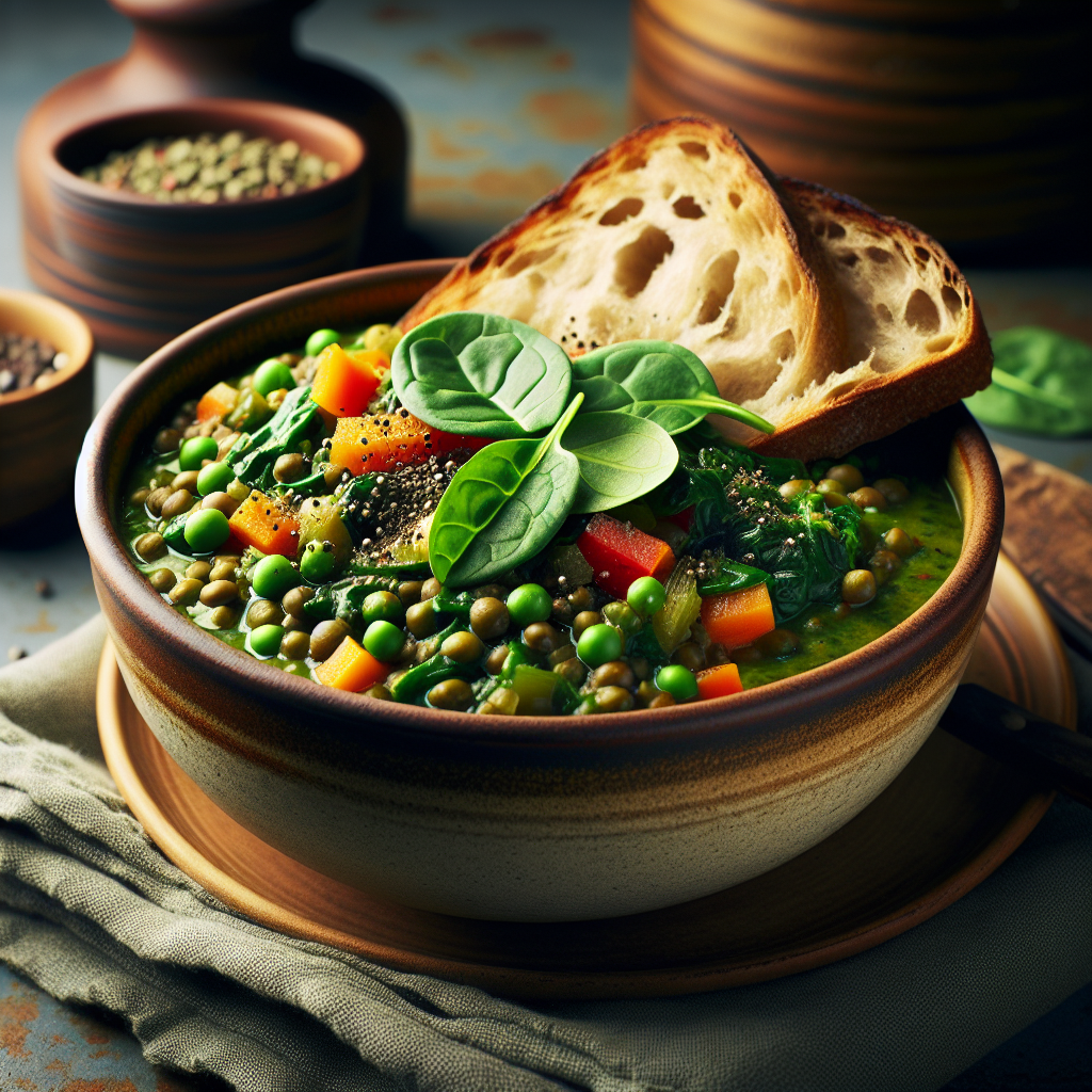 High Protein High Fiber Lentil & Vegetable Stew | Chefari | Analyze ...