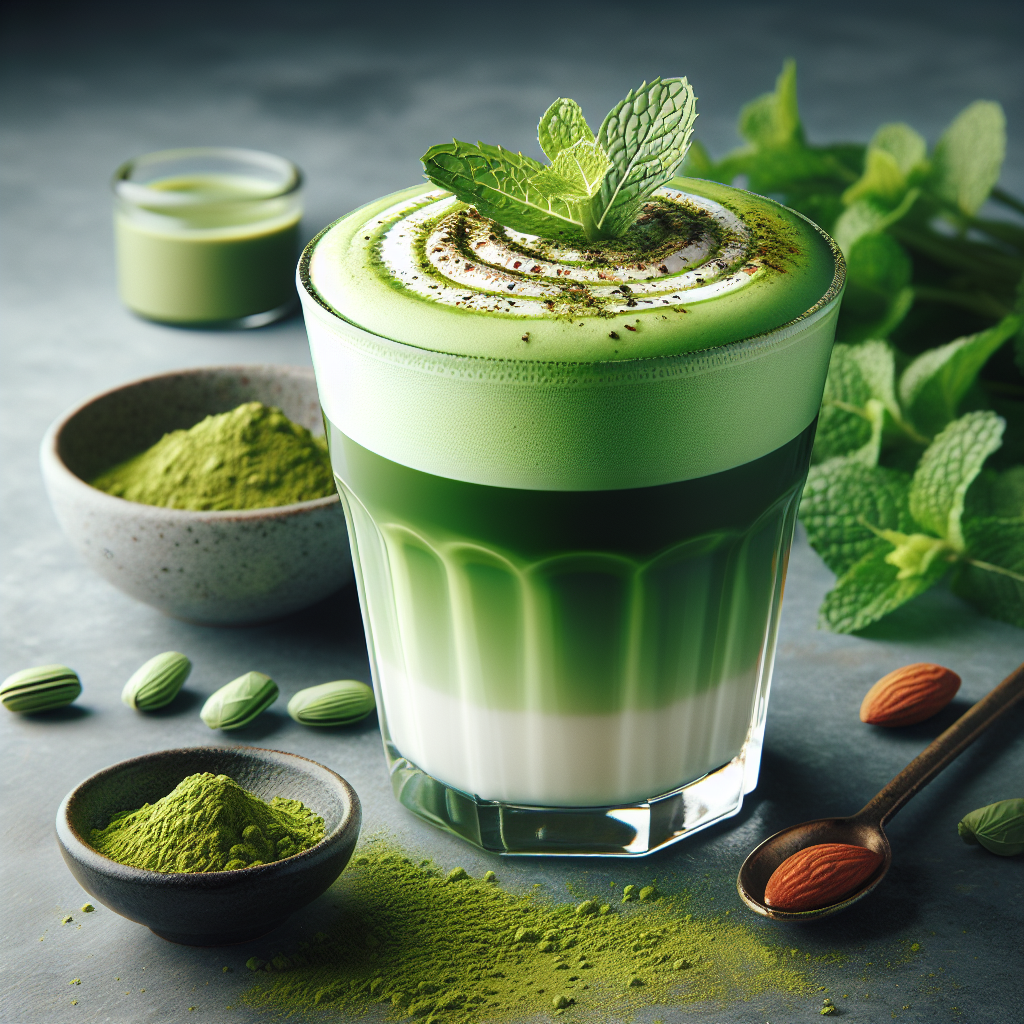 Low-FODMAP Matcha Latte with Almond Milk and Allulose | Chefari ...