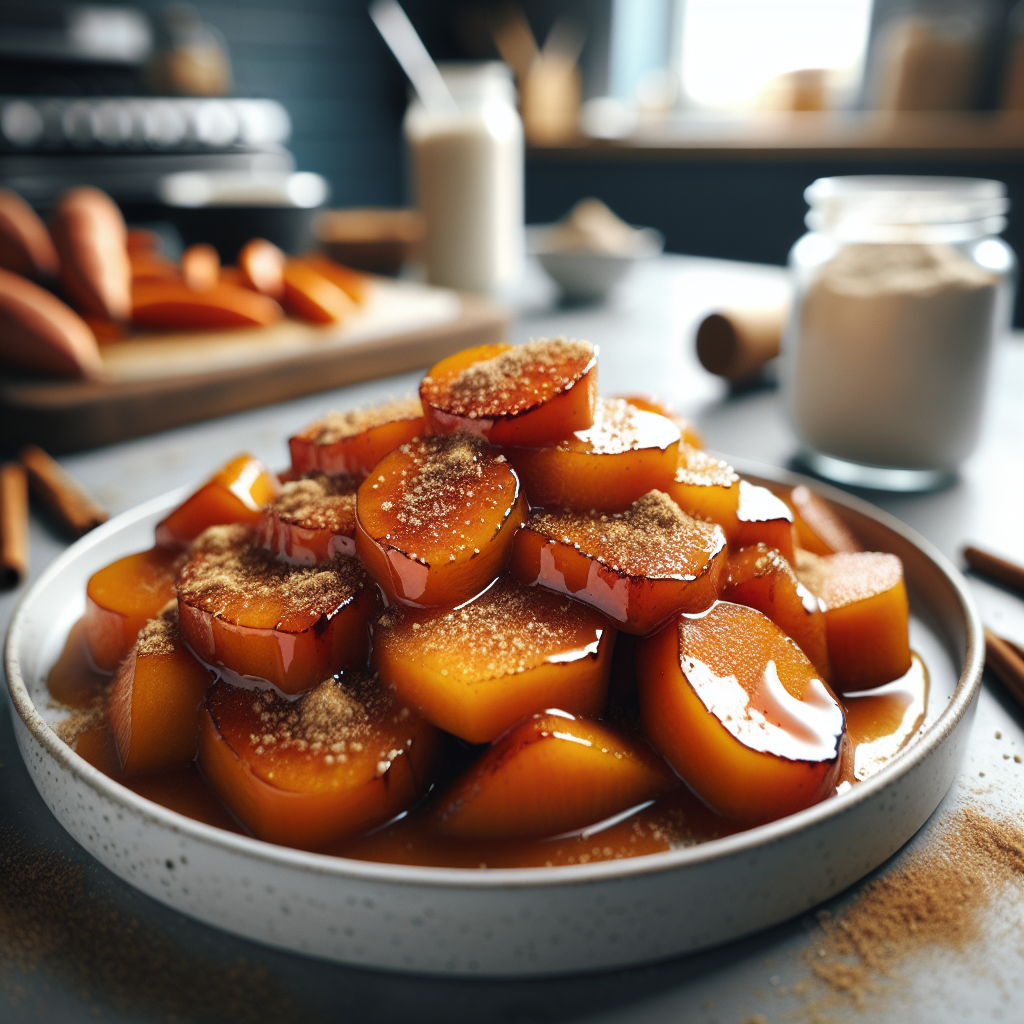 Sugar-Free Candied Yams with High Protein and Low Sugar | Chefari ...